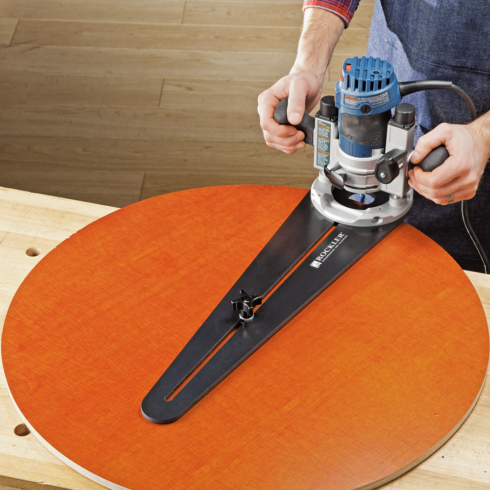 Rockler Launches Trim Router Circle Cutting Jig New Jig Outfits Trim 