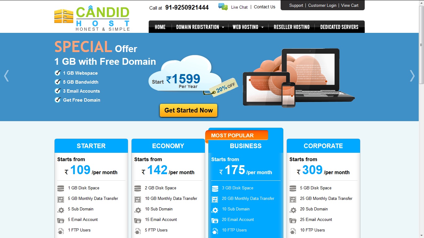 Candid Host Rolls Out Special Package Linux Web Hosting For Just INR