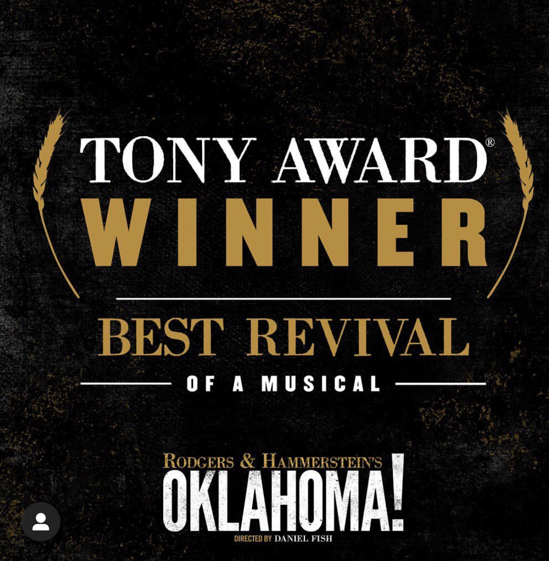 Tulsans’ Broadway Revival of OKLAHOMA! Wins Coveted Tony Award Tulsans’ Broadway Revival of OKLAHOMA! Wins Coveted Tony Award