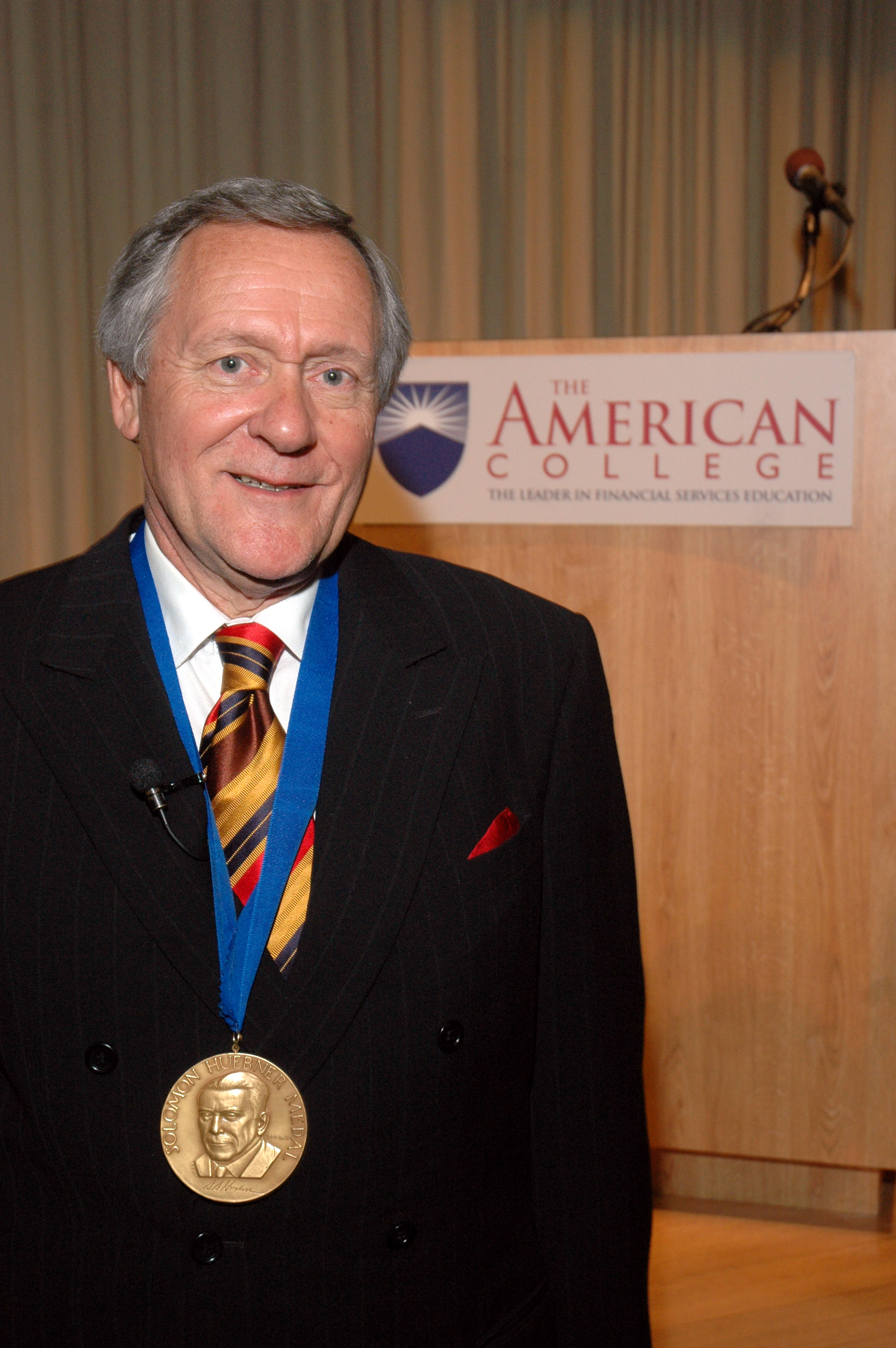 The American College Awards Its Highest Honor, The Huebner Gold Medal ...