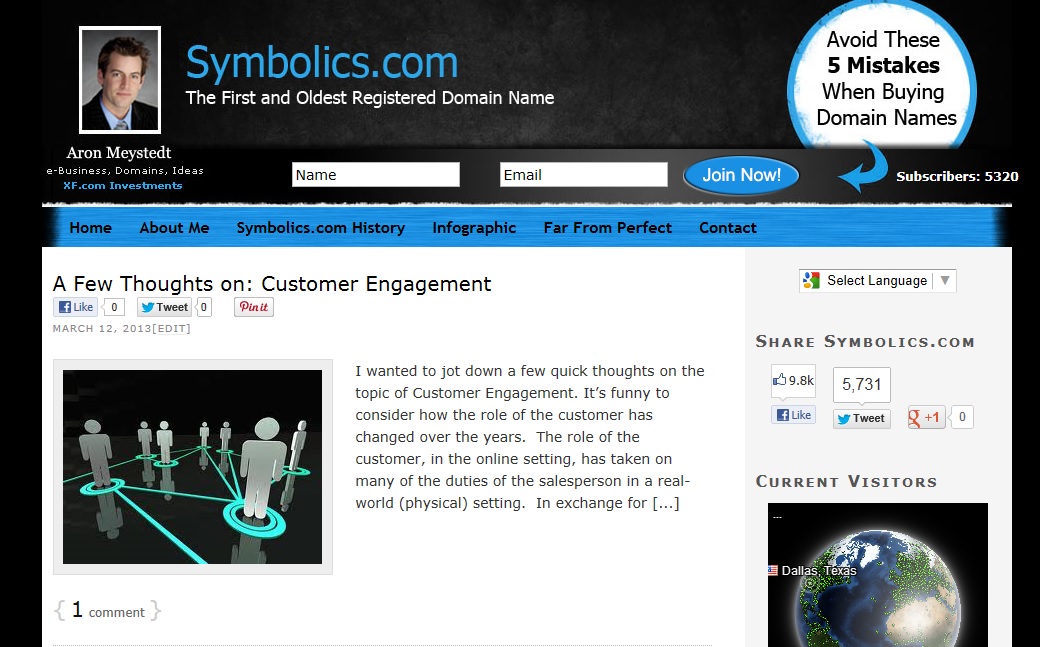 Symbolics.com, the First Domain Registered on the Internet Celebrates ...