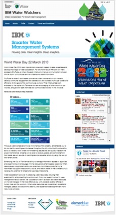 Element Blue Launches IBM Smarter Cities Water Management ...