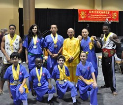 Shi DeRu Shaolin Team Brings 11 Golds As Back To School Gifts To Atlanta