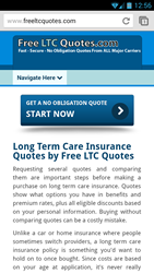 Free LTC Quotes Mobile-Friendly Website Has Launched
