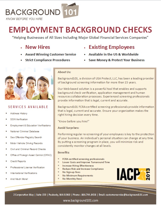 Background101 Launches Multi-Source Data Access Resulting in Reliable ...