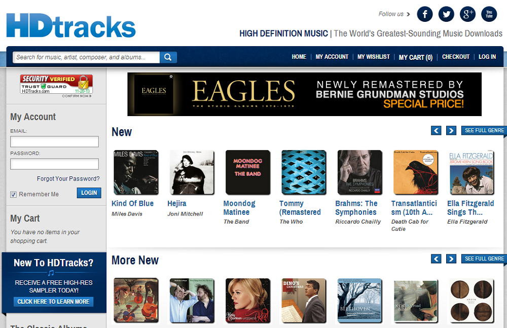 High-Res Audio Digital Download Leader HDtracks.com Launches Newly ...