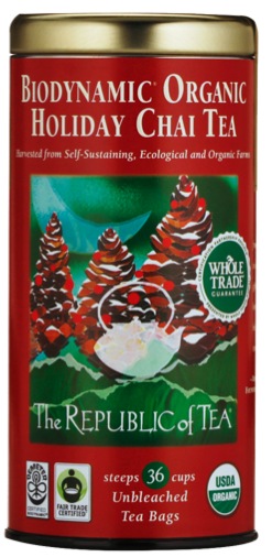 The Republic of Tea Unveils Biodynamic® Organic Holiday Chai Tea ...