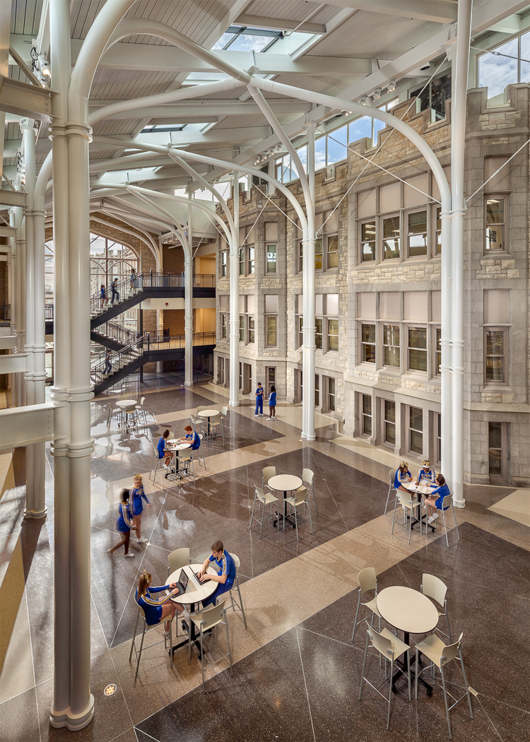 Historic Joliet Central High School Undergoes a Stunning Restoration
