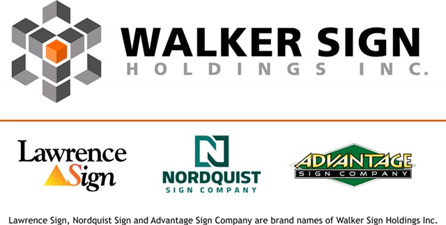 Walker Sign Holdings Inc. is Pleased to Announce the Acquisition of ...
