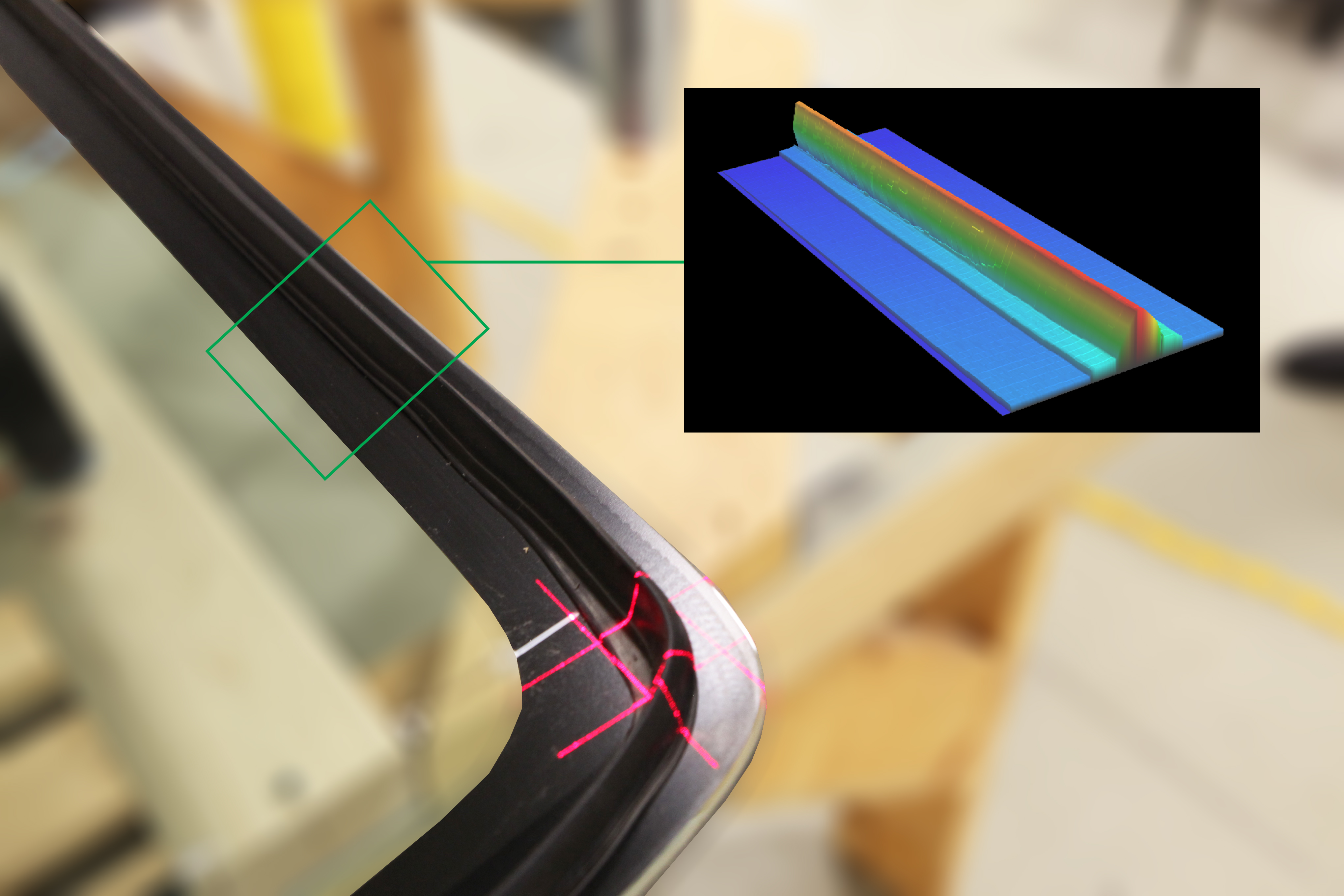 Predator3D™ Bead Inspection for Glass Application in the Auto Industry
