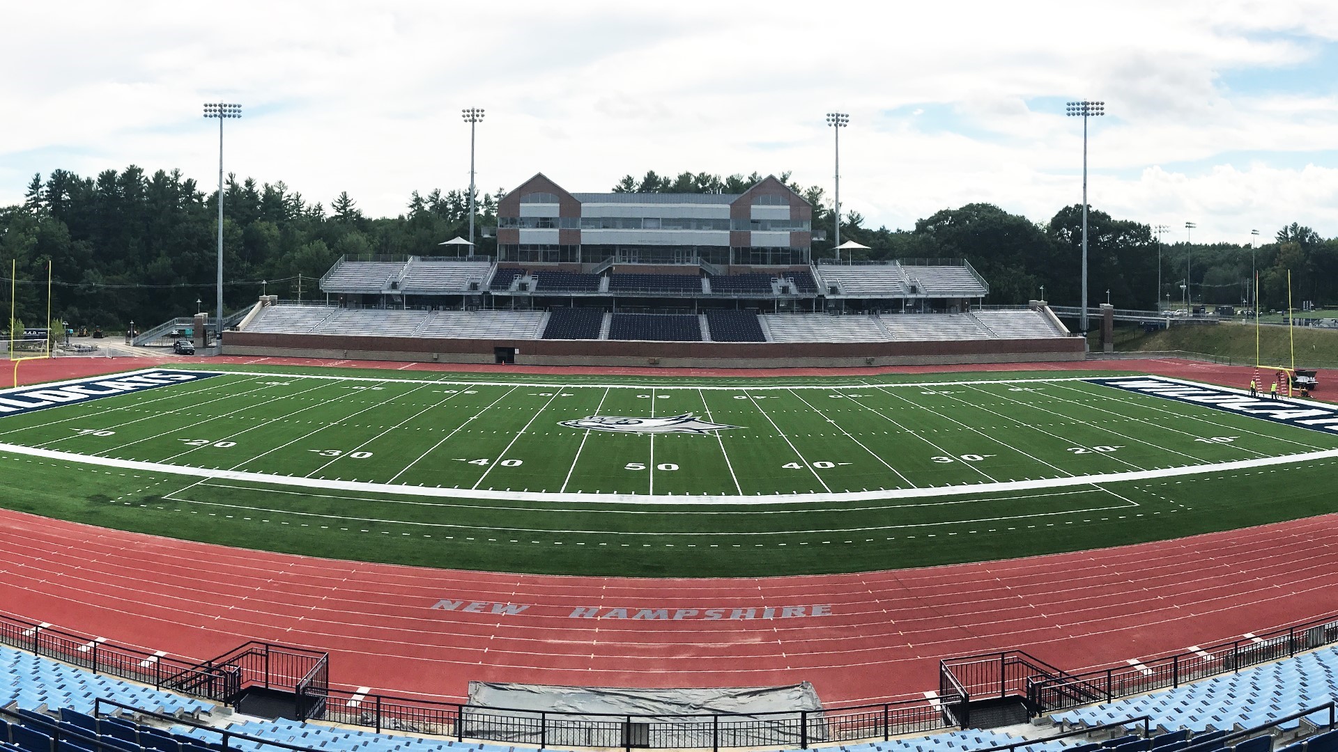 New Hampshire Wildcats Playing on New Shaw Sports Turf Field