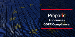 Preparis Announces GDPR Compliance