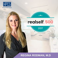 Dr. Regina Rodman of HPCS receives RealSelf 500 Award