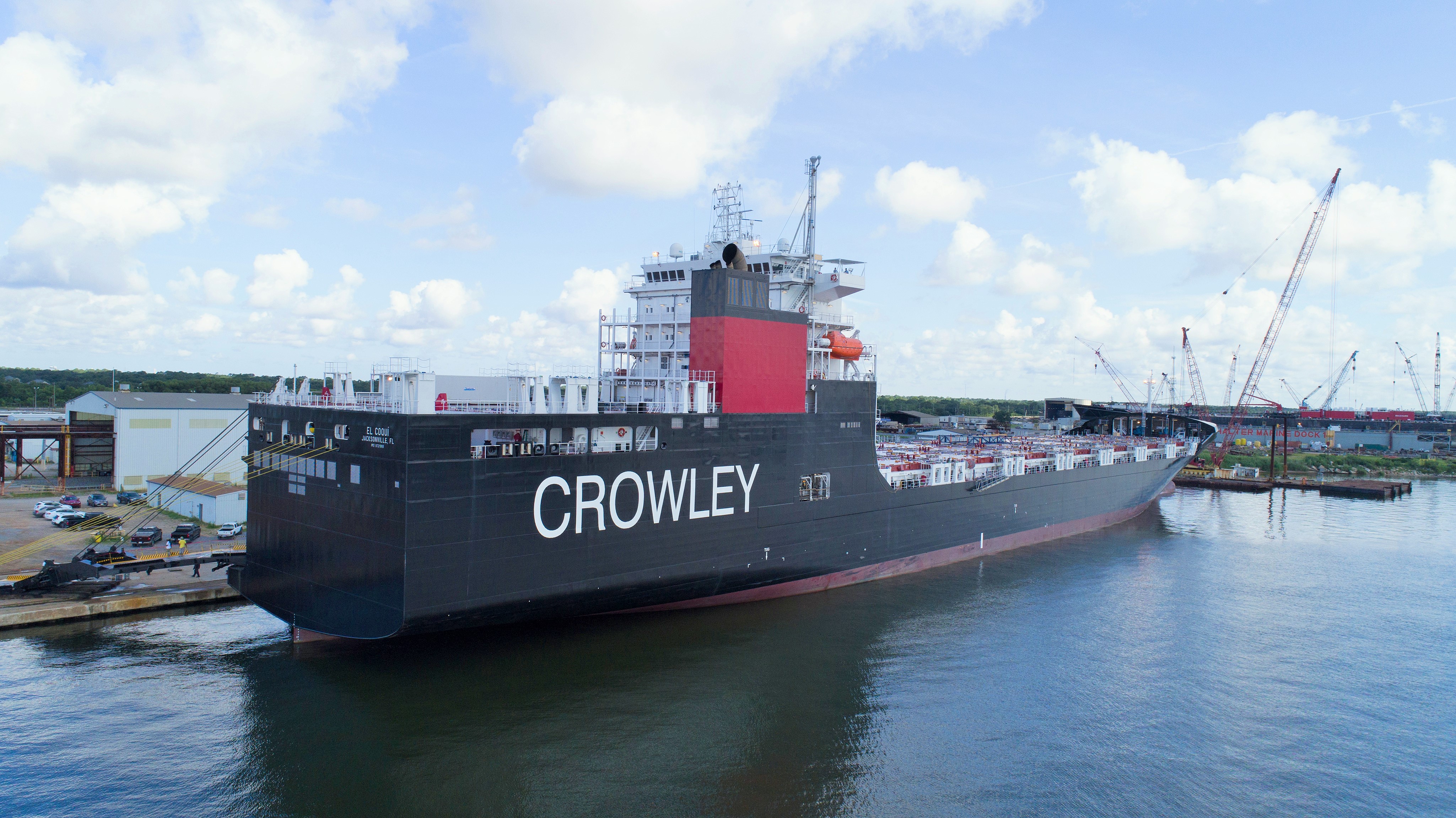 Crowley Takes Delivery of First LNG-Powered ConRo Ship Serving Puerto Rico