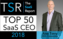 Conversica’s Alex Terry Named a Top 50 SaaS CEO of 2018