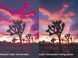 xColor Now Color Converts JPEG and PNG Files