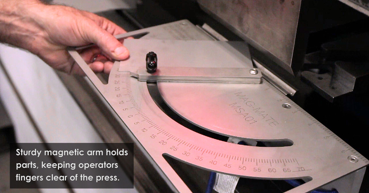 IMI Releases Video on New Magnetic Squaring Arm for Press Brakes