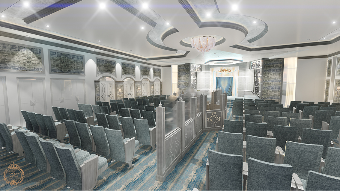 Perla Lichi Designs the Interiors for the New Chabad of Parkland, FL