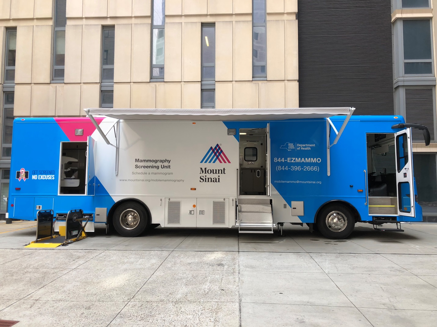 Mount Sinai's Digital 3D Mammography Van Rolls Into New York City