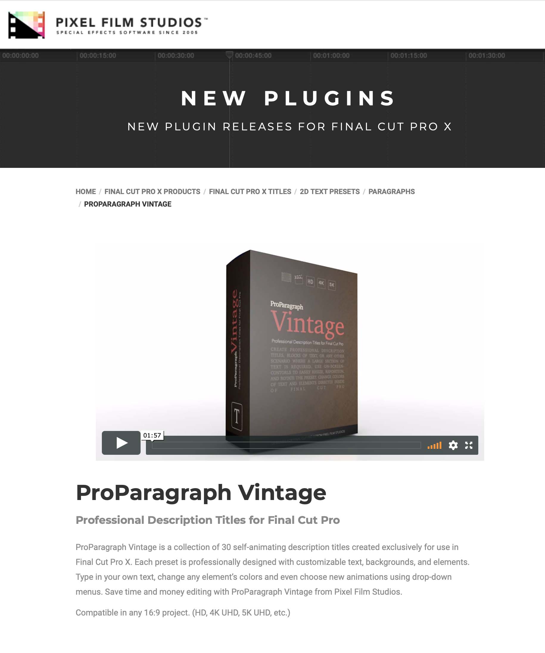 Developers at Pixel Film Studios Launch ProParagraph Vintage for Final ...