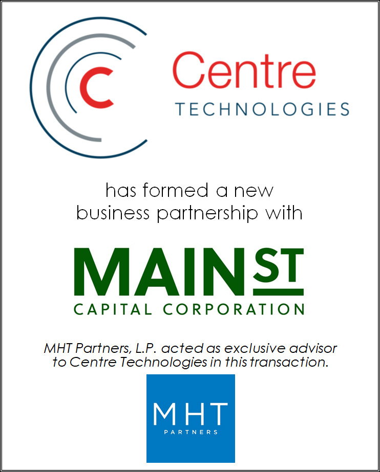 MHT Partners Announces that Centre Technologies has Formed a New ...