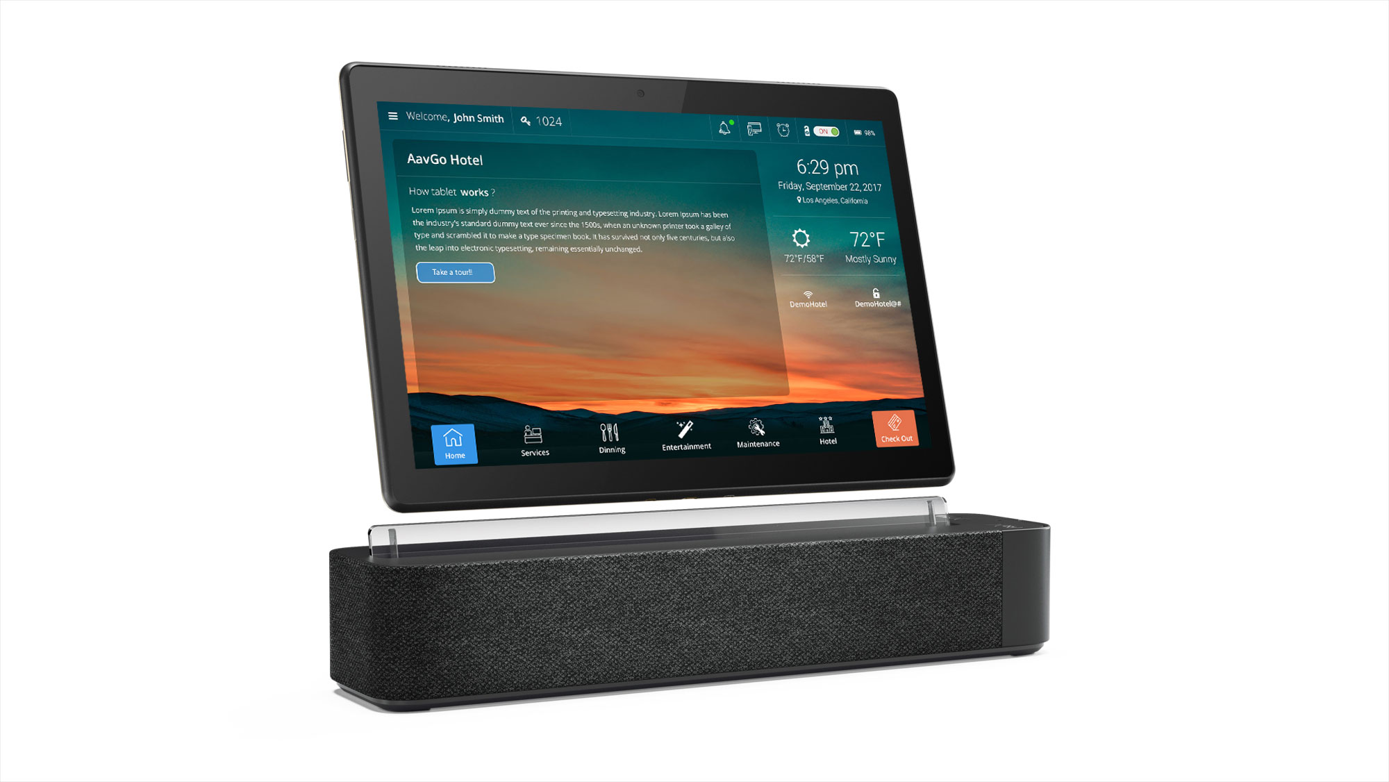 AavGo Selects New Lenovo™ Smart Tabs for Hotel In-Room Experience