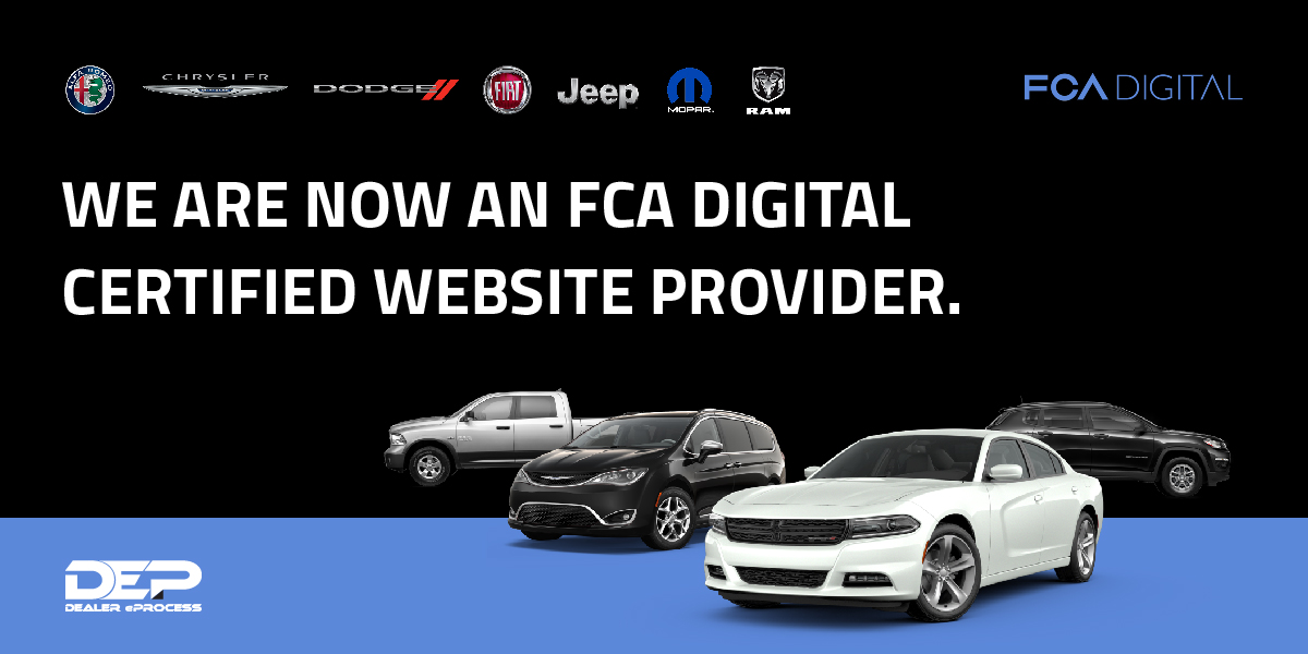 Dealer eProcess Is An Official FCA Digital Certified Website Provider