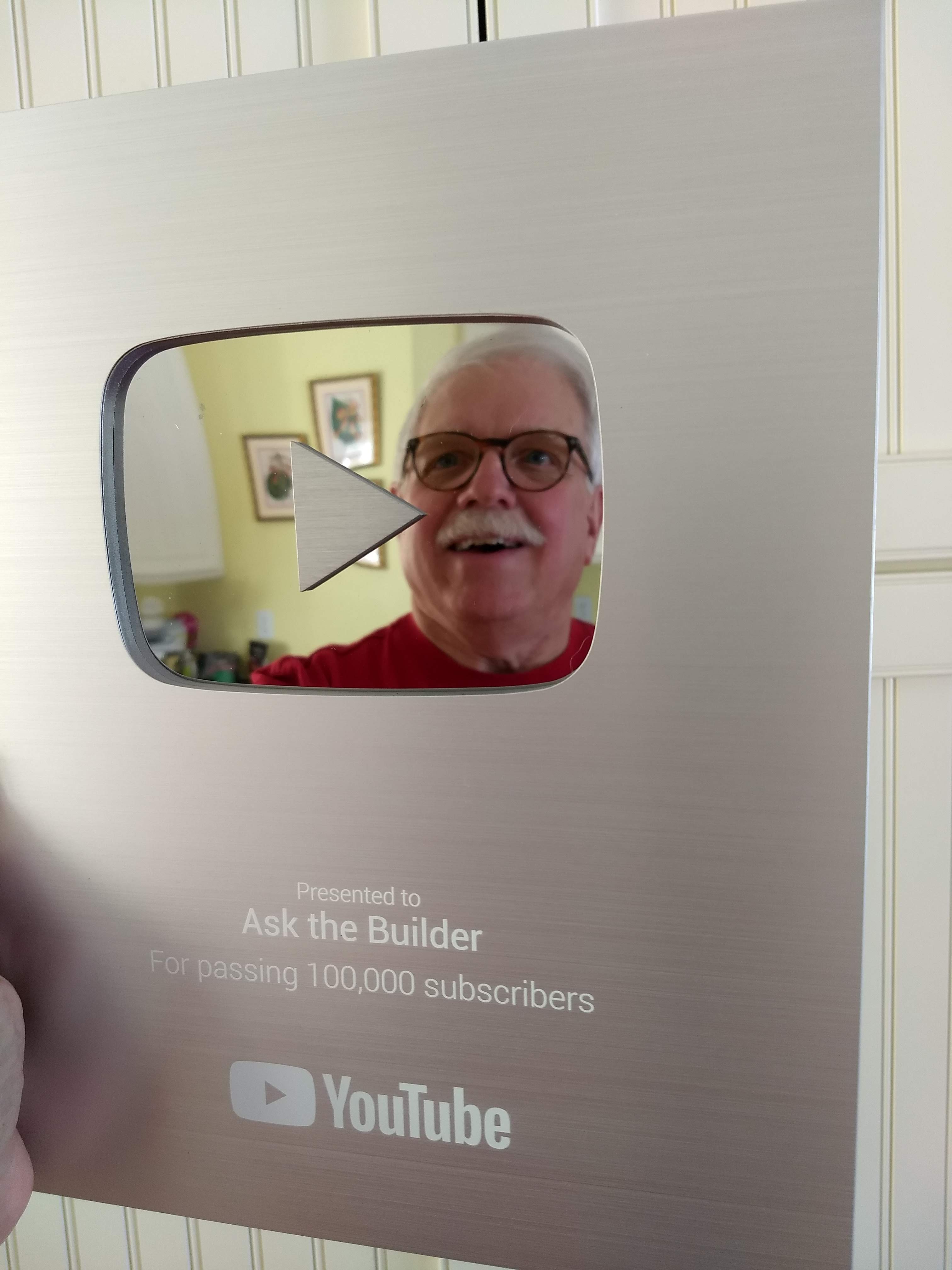 Ask the Builder YouTube Channel Exceeds 100,000 Subscribers