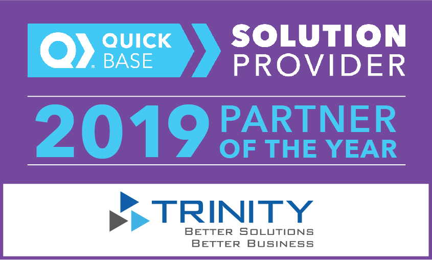 Trinity is Honored as 2019 Quick Base Solution Provider of the Year