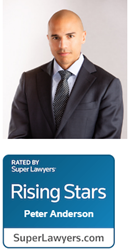 Peter Anderson Selected to 2019 Washington DC Super Lawyers - Rising Stars