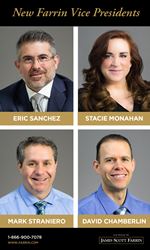 Four New VP Titles a Sign of Growth at James Scott Farrin