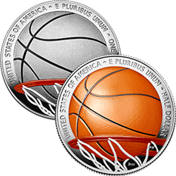 United States Mint Opens Sales of Colorized Basketball Hall of Fame ...