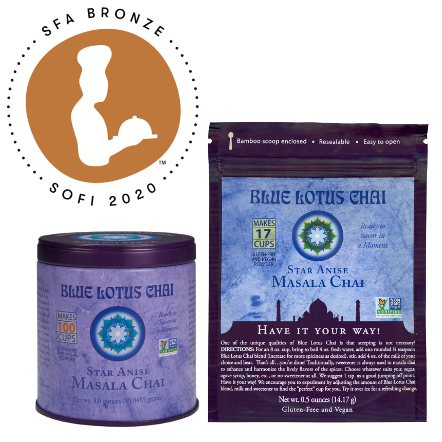 Blue Lotus Chai Receives sofi™ Award for Second Consecutive Year