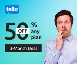 Tello Mobile invites their customer to shave 50% off their phone bill ...