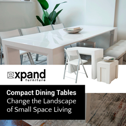 Compact Dining Tables Change the Landscape of Small Space Living
