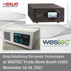 Kaijo Exhibiting at WESTEC Trade Show Booth #1856 on November 16-18, 2021