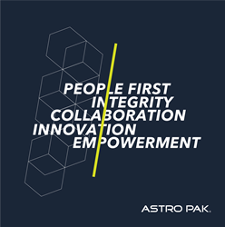Astro Pak Refreshes Its Core Values Drawing on Team Members to Help