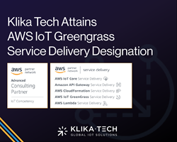 Klika Tech Achieves AWS IoT Greengrass Service Delivery Designation