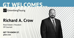 Greenberg Traurig Texas Continues Growth; Adds Real Estate Of Counsel ...