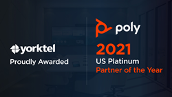 Poly Recognizes Yorktel as 2021 PLATINUM Partner of the Year