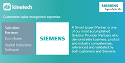Siemens Recognizes Kinetech as 1st US Partner to Achieve Expert Status ...