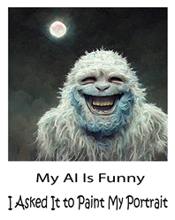 Funny Designs Using AI-Generated Art for T-shirts and Other Merchandise