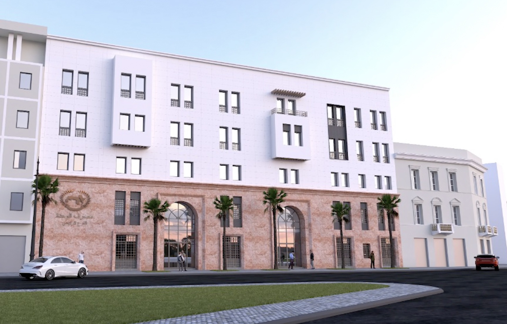 Wahda Bank in Libya Protects New Main Office from Saltwater with ...