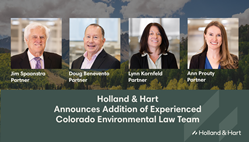 Holland & Hart Adds Four Environmental Partners From Faegre
